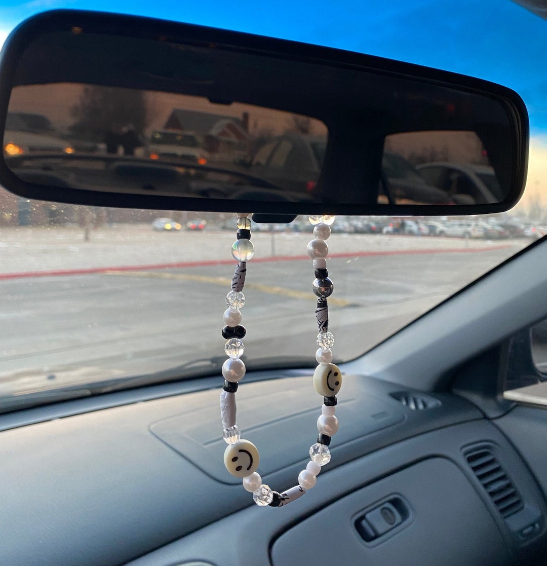 Rear-view Mirror//hanging Accessory//car Decor//beaded//y2k ...