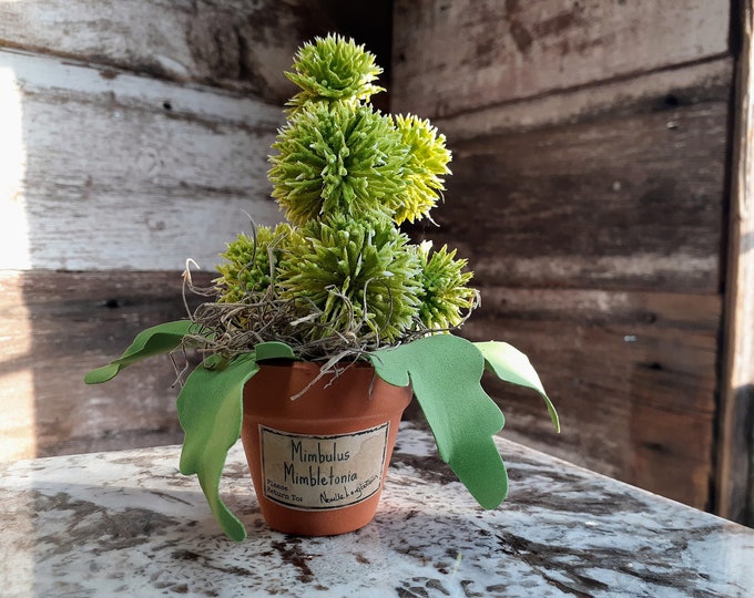Mimbulus Mimbletonia Plant | Faux Potted Magical Plant | Neville ...