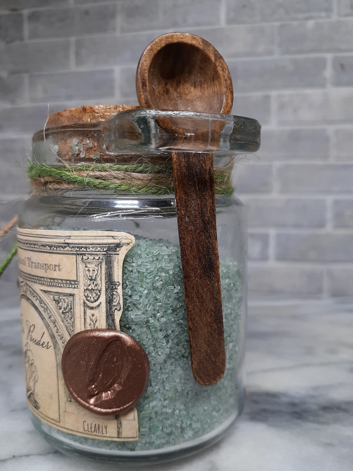 Floo-powder Magical Transportation Potion Glass Apothecary - Etsy