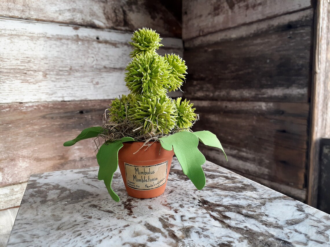 Mimbulus Mimbletonia Plant | Faux Potted Magical Plant | Neville ...