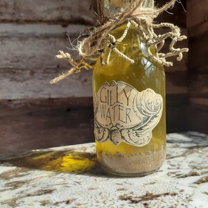 Gilly Water | Magical Gillywater Herbology Potion Bottle | Glass ...