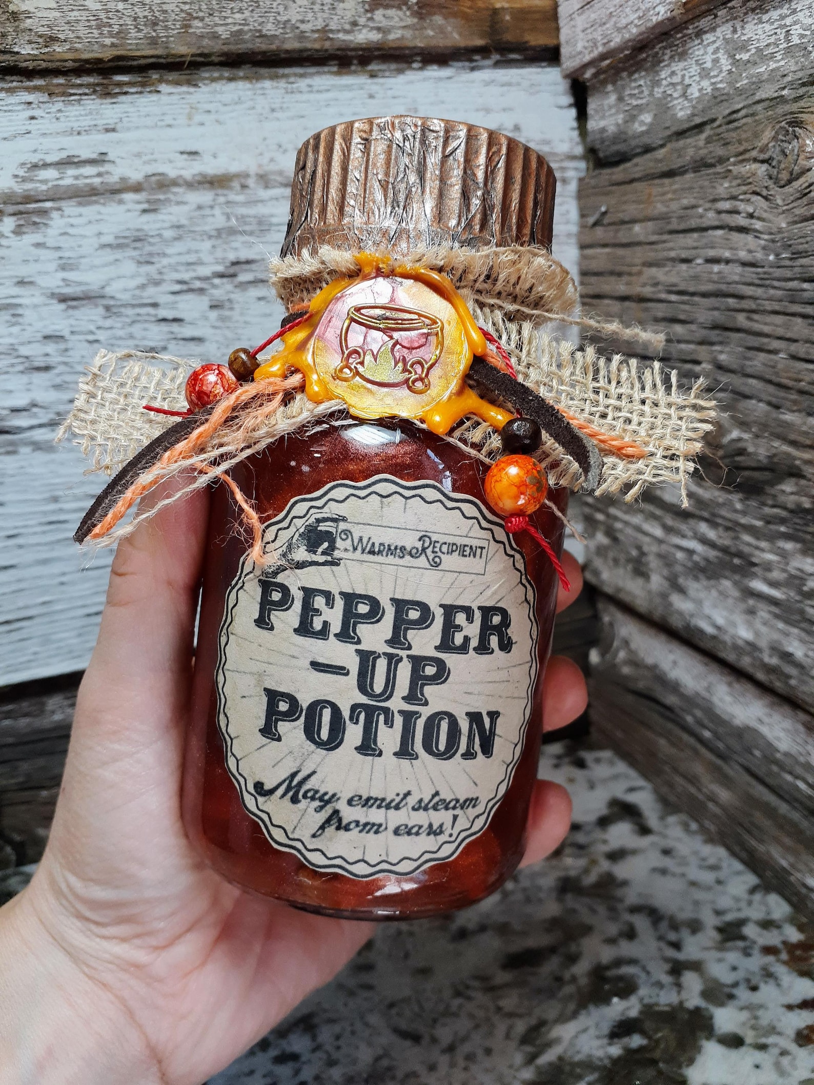 Pepper up Potion REAL PEPPERS Inside | Color Changing Magic Potion ...