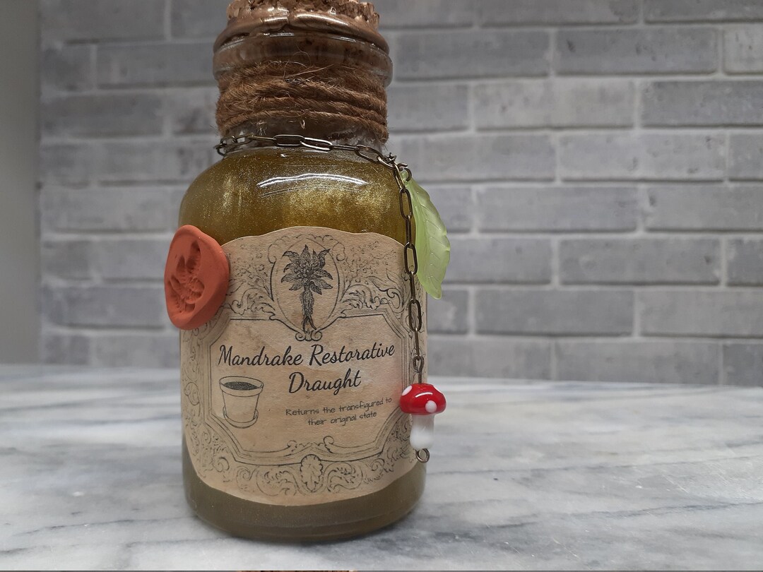 Mandrake Restorative Draught Potion Magical Herbology Potion - Etsy