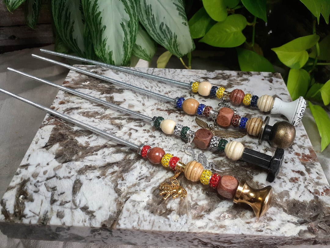 Magic Wands Wizard School House Wands Metal Heavy Duty Handmade One of ...