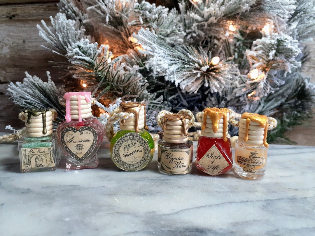 Wizard Potions Ornaments | Magical Christmas Ornaments | Color Changing ...