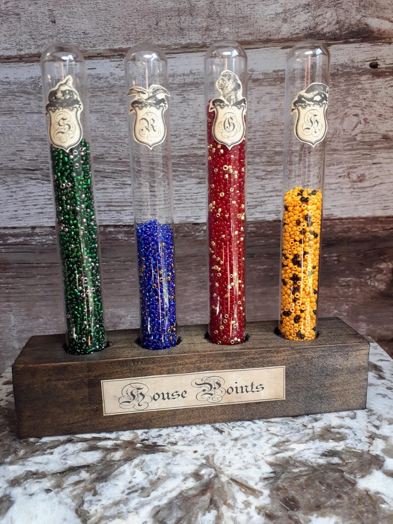 House Points | Glass Wizard School Replica | Customizable House Points ...
