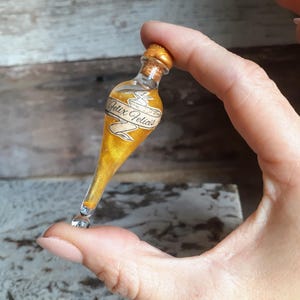 Felix Felicis Potion Liquid Luck Glass Vial | Glass Teardrop Felix ...