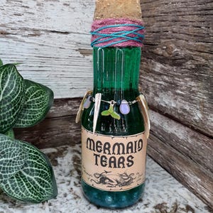 Mermaid Tears Potion Bottle | Color Changing Magic Potion | Glass ...