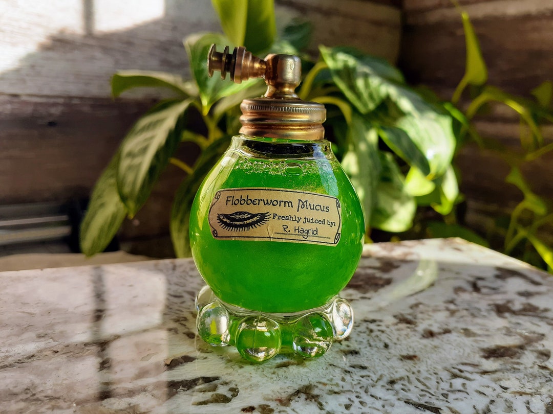 Flobberworm Mucus Potion One of A Kind Glass Potion Bottle - Etsy UK