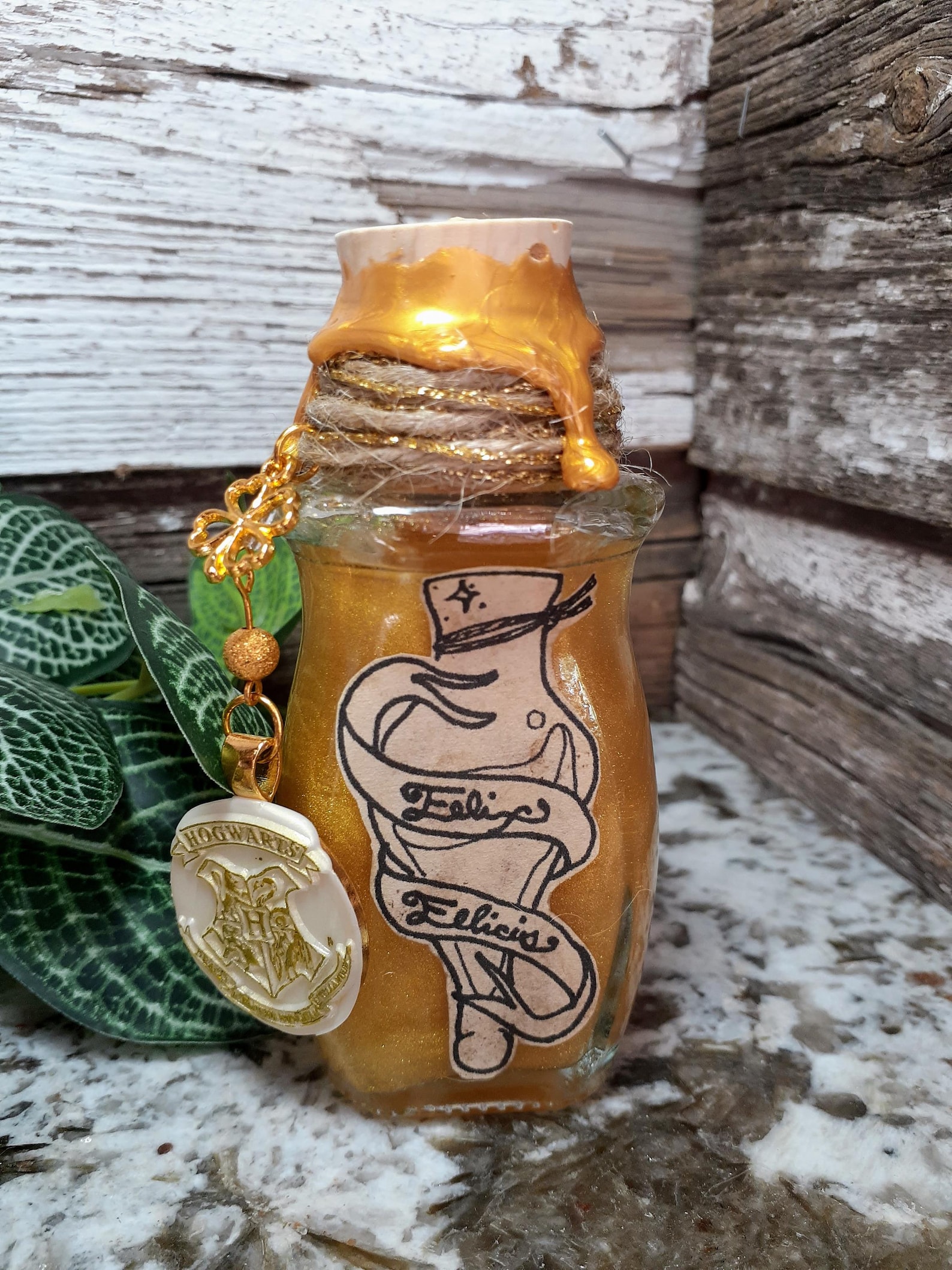 Felix Felicis Liquid Luck Glass Potion Bottle | Magical Color Changing ...