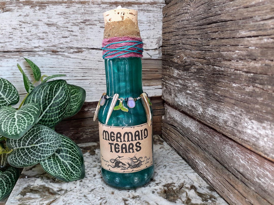 Mermaid Tears Potion Bottle | Color Changing Magic Potion | Glass ...