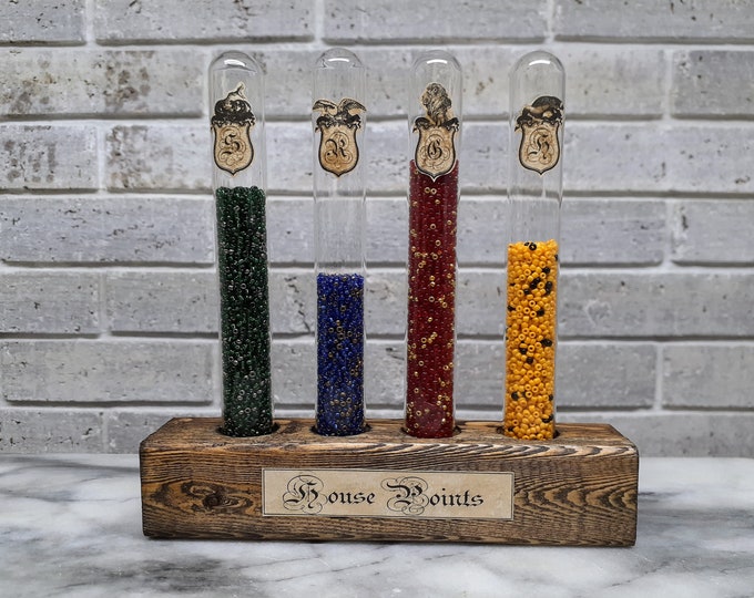 House Points Glass Wizard School Replica Customizable House Points ...