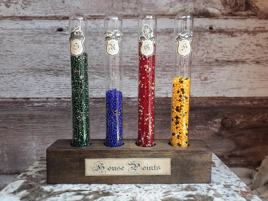 House Points Glass Wizard School Replica Customizable House Points ...