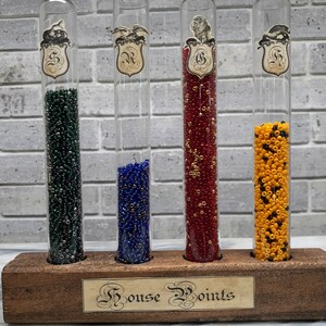 House Points Glass Wizard School Replica Customizable - Etsy