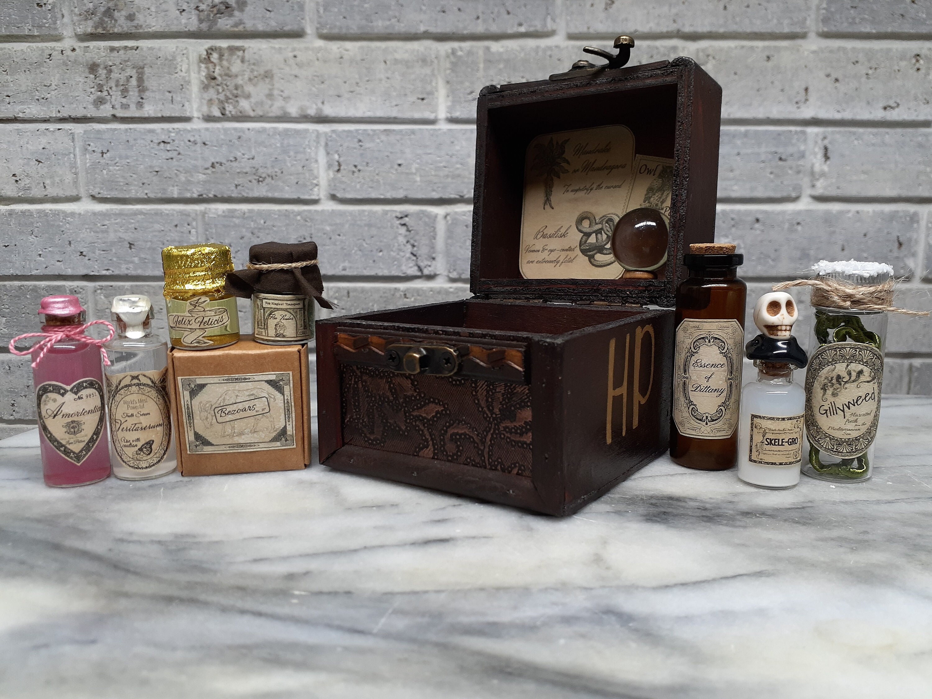 Wizard Potions Kit | Mini Potions Box | Shop Sampler Traveling Set ...