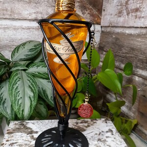 Felix Felicis Potion & Stand Liquid Luck Magic Potion Bottle Golden ...