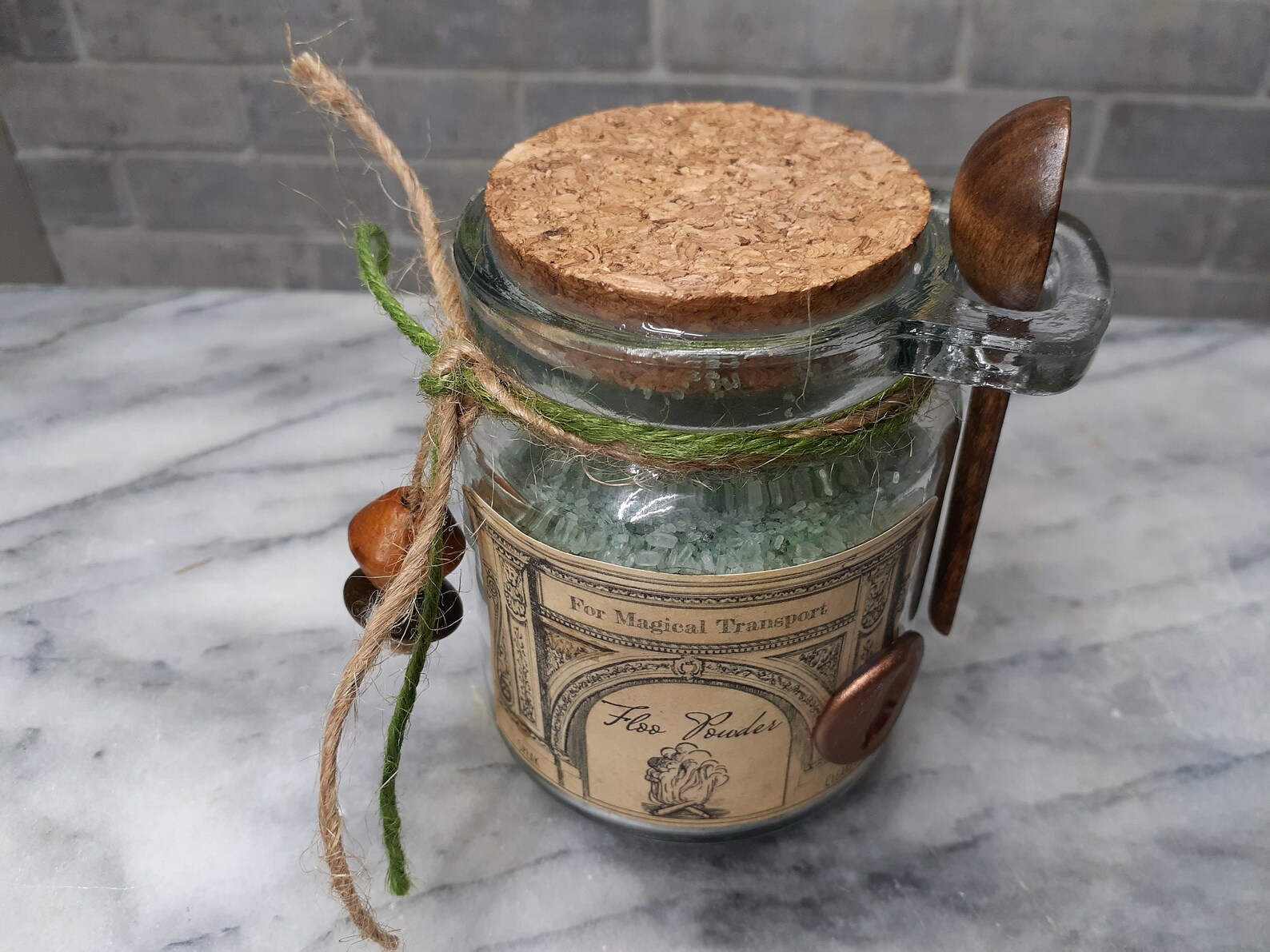 Floo-powder Magical Transportation Potion Glass Apothecary - Etsy