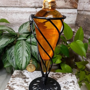 Felix Felicis Potion & Stand Liquid Luck Magic Potion Bottle Golden ...