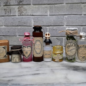 Wizard Potions Kit | Mini Potions Box | Shop Sampler Traveling Set ...