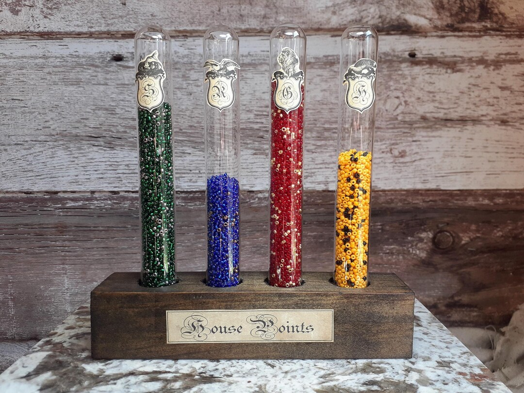 House Points | Glass Wizard School Replica | Customizable House Points ...
