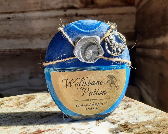 Wolfsbane | Color Changing Potion | Glass Magic Potion Bottle ...