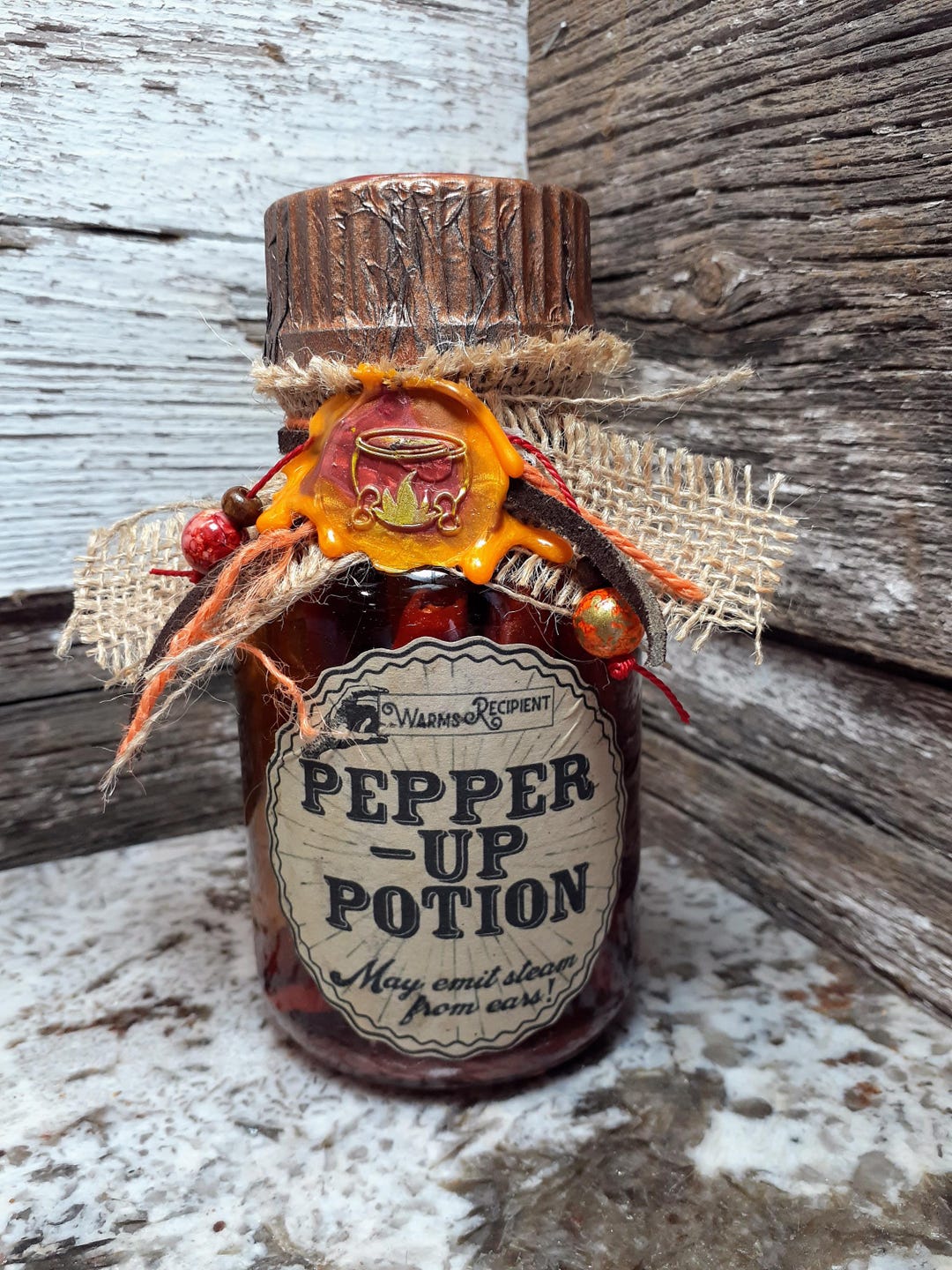 Pepper up Potion REAL PEPPERS Inside | Color Changing Magic Potion ...