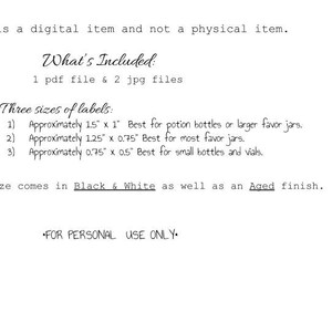Felix Felicis Labels | DIGITAL Item | Liquid Luck Potion Favor Jar ...