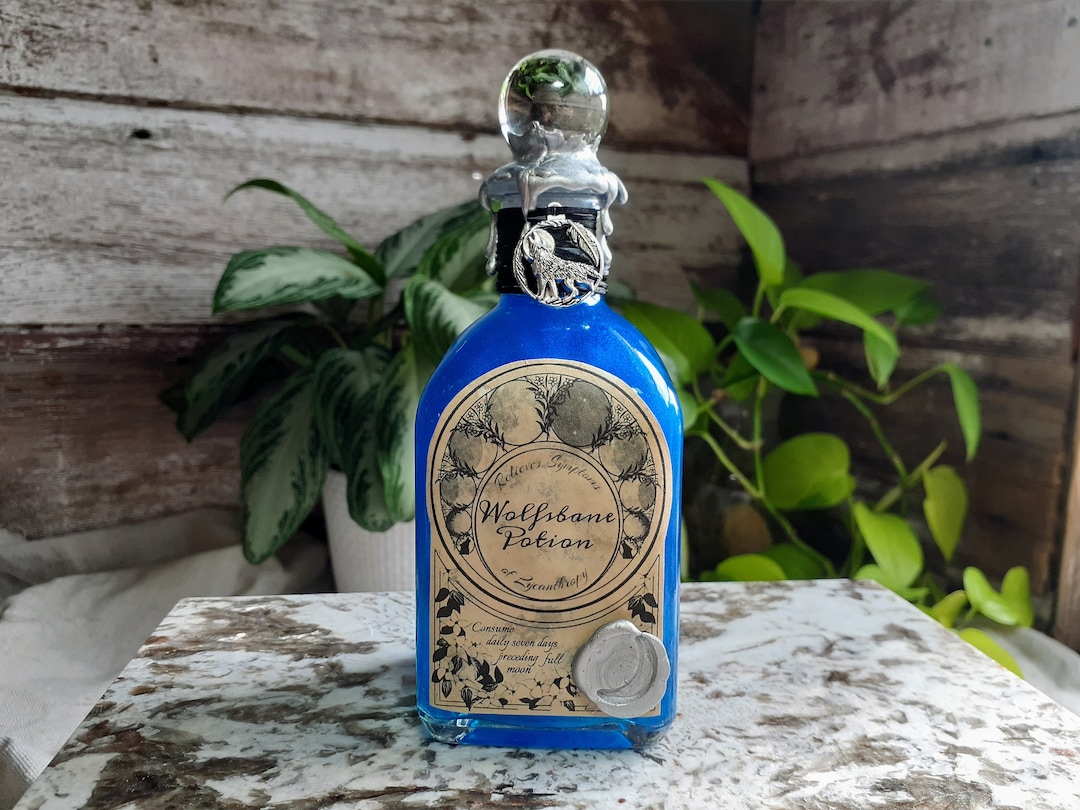 Wolfsbane Potion Werewolf Magic Potion Color Changing Potion Bottle ...