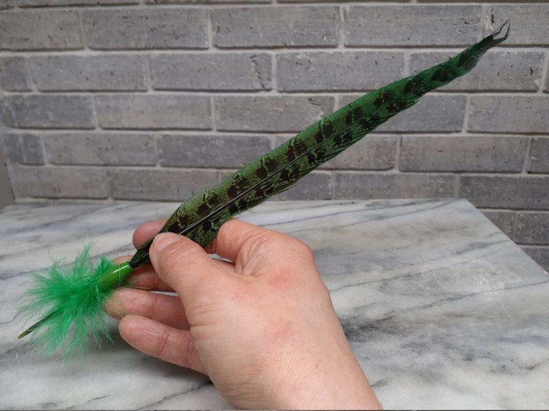 Rita Skeeter Quick Quotes Quill | Magical Green Feather Quill | Witch ...