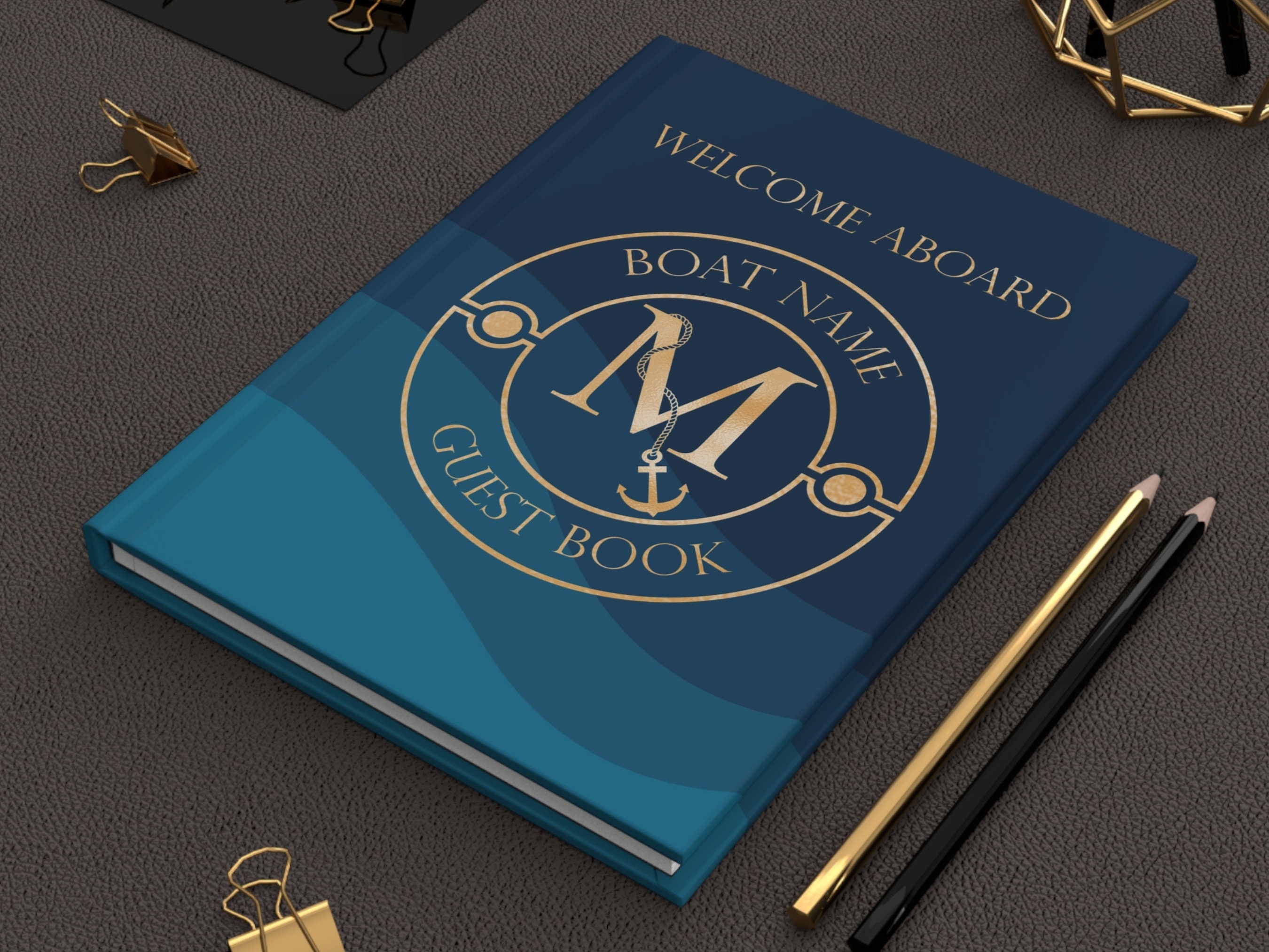 Boat Owner Logbook, Captain's Log Book, Boat Guest Book, Yacht ...
