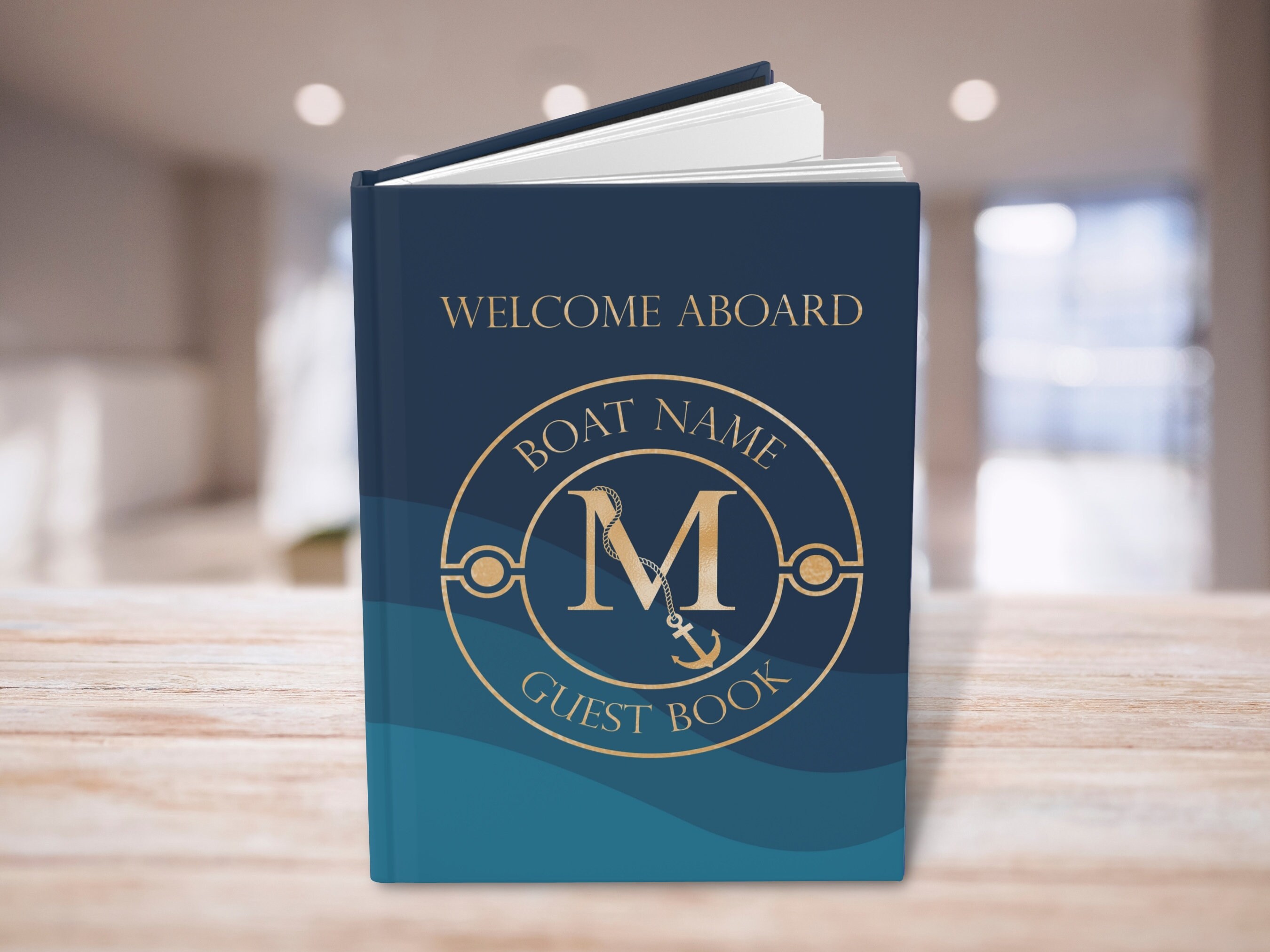 Boat Owner Logbook, Captain's Log Book, Boat Guest Book, Yacht ...