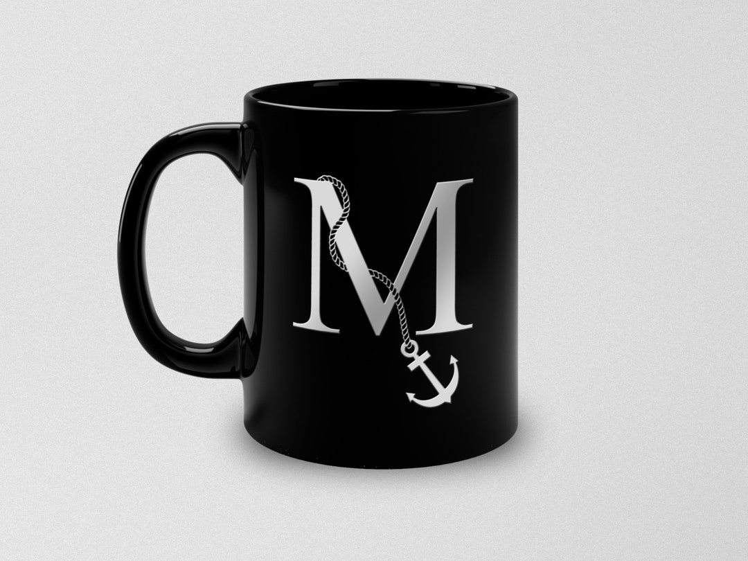 Personalized Mug, Nautical Mug, Boat Owner Gift, Nautical Anchor Mug ...