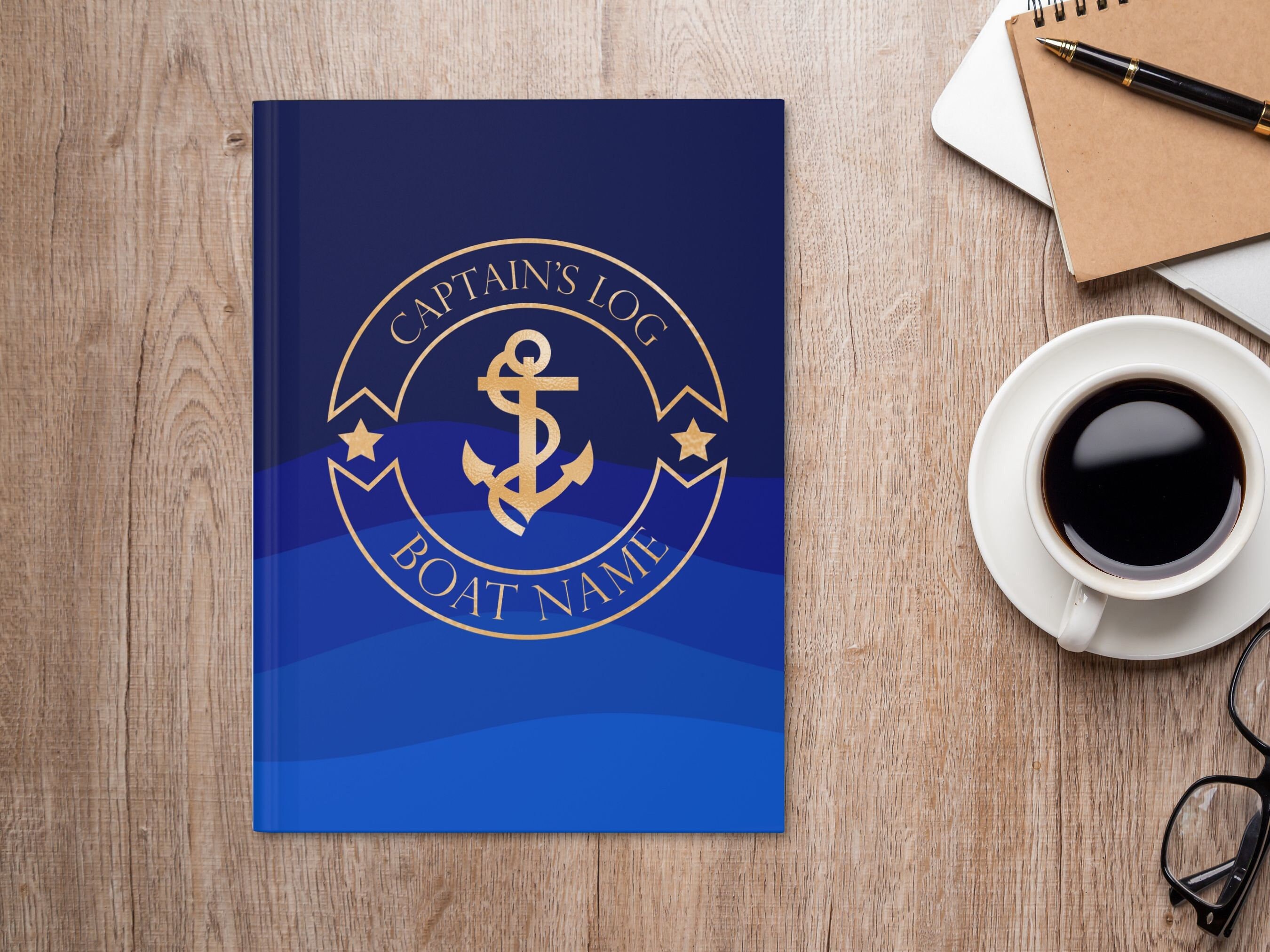 Boat Owner Logbook, Captain's Log Book, Boat Guest Book, Yacht ...