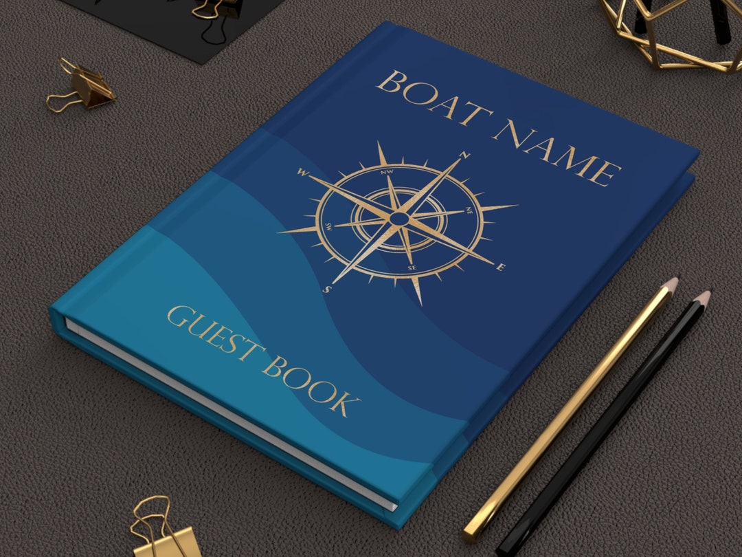 Boat Owner Logbook, Captain's Log Book, Boat Guest Book, Yacht ...