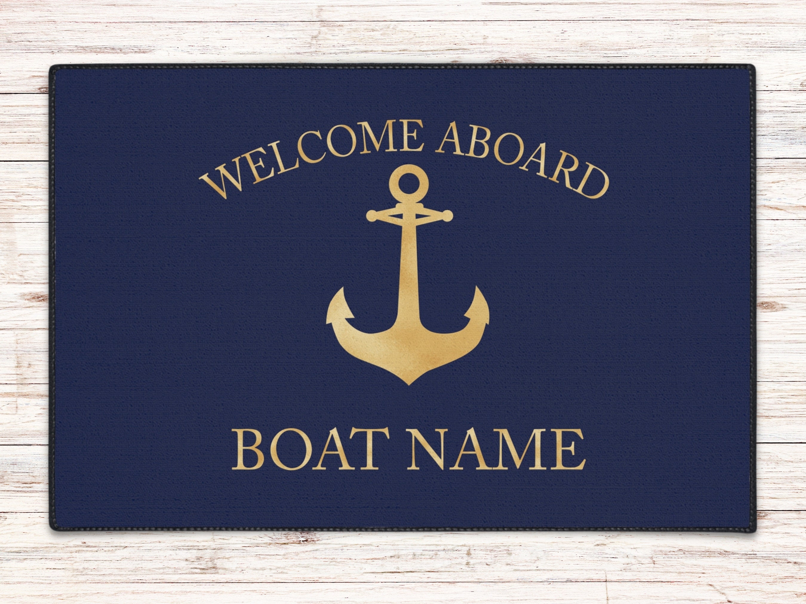 Boat Owner Heavy Duty Floor Mat, Boat Welcome Mat, Boating Floor Mat ...
