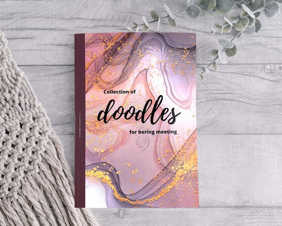 Collection of Doodles for Boring Meetings 100 Pages 6x9 | Etsy