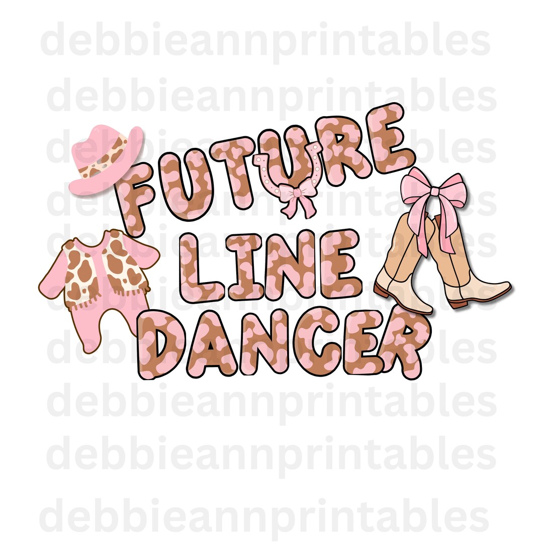 Future Line Dancer PNG, Line Dance Png, Western Png, Country Girl ...