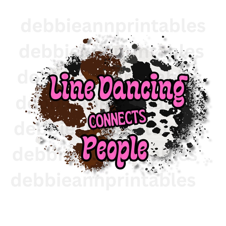Line Dancing Connects People PNG, Western Design, Country Girl, Line ...