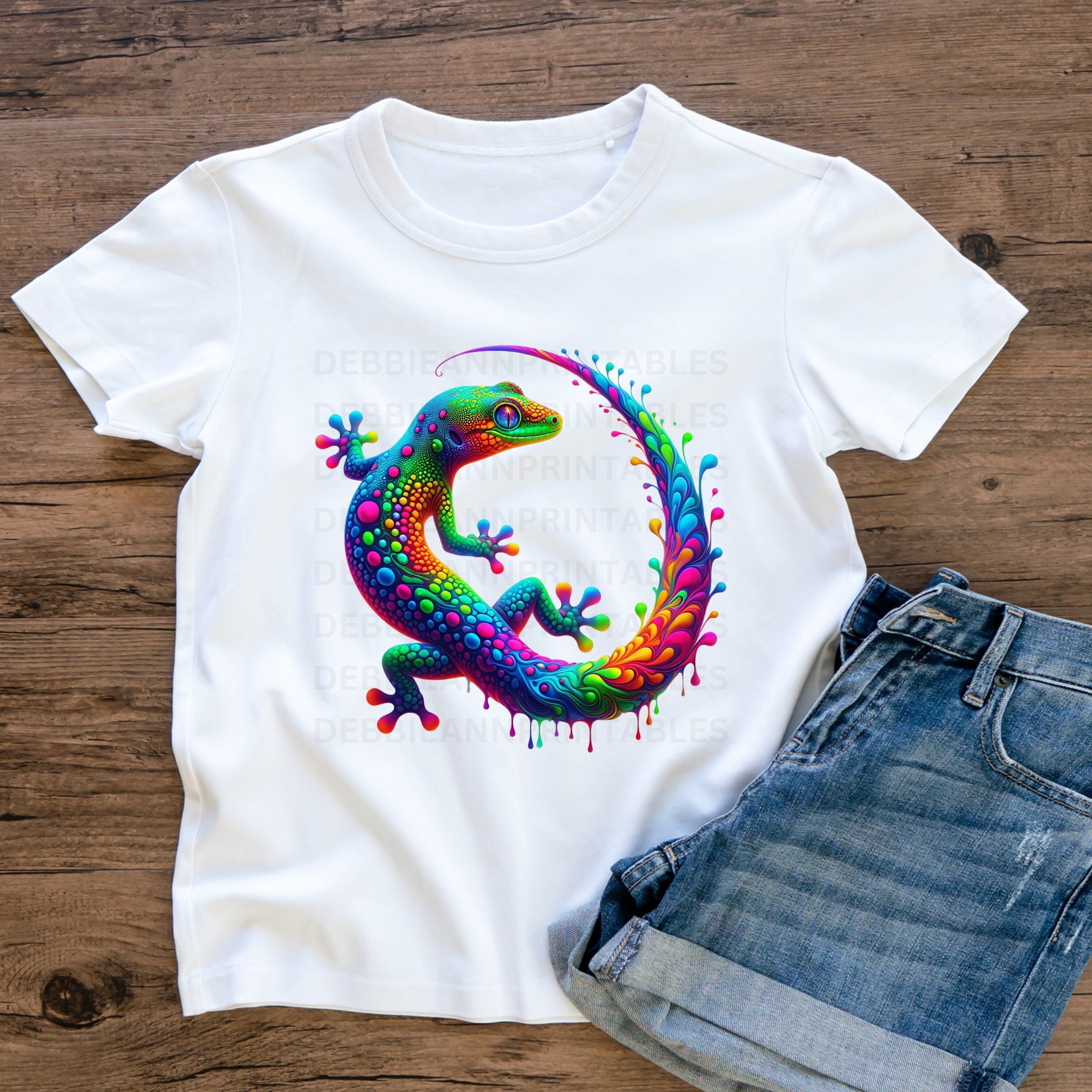 Gecko PNG, Digital Download, Lizard Png, Reptile Sublimation Design ...