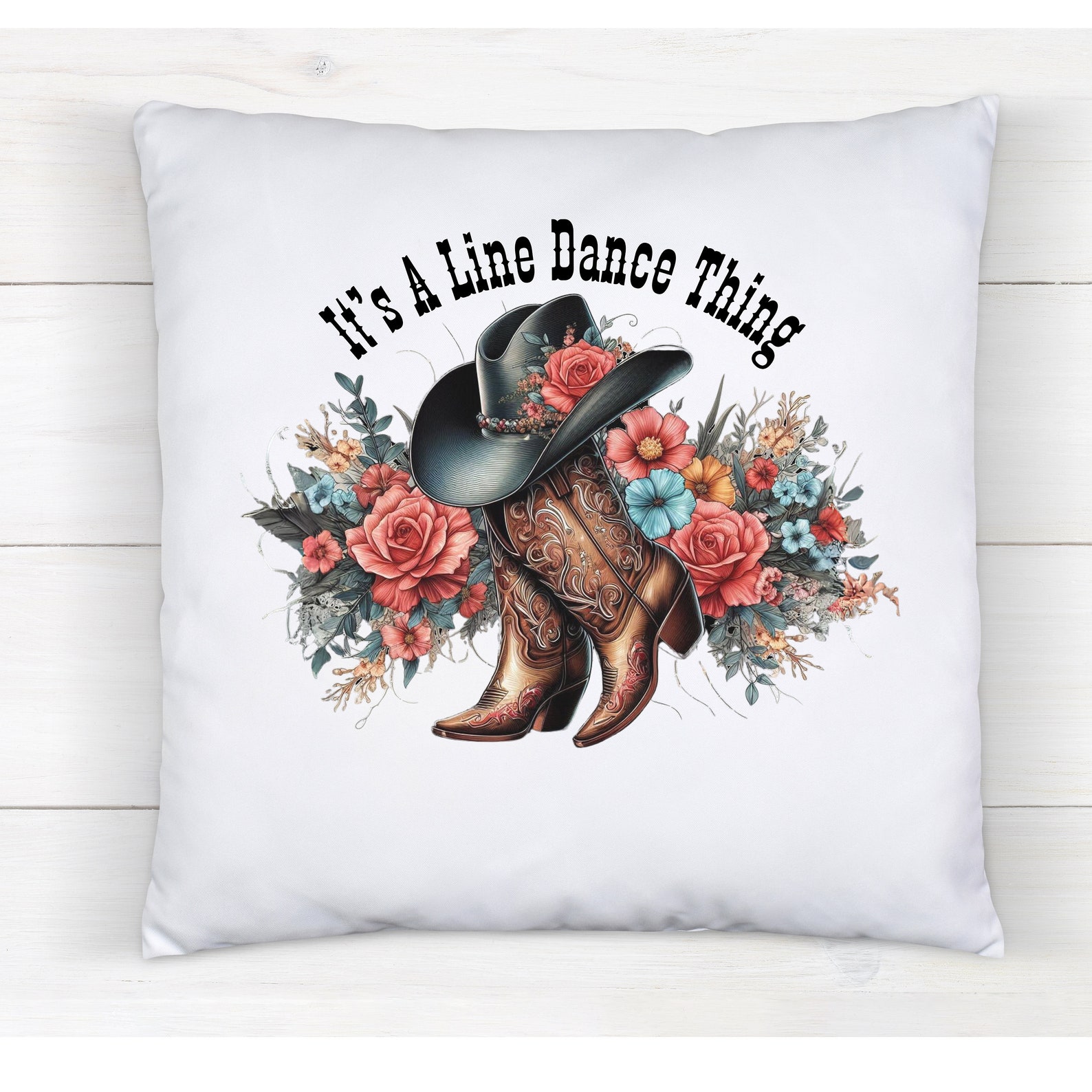 Line Dance Png, It's A Line Dance Thing Png, Western Design, Country ...