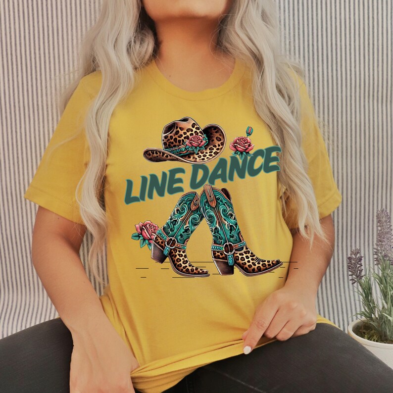 Line Dance PNG File, Line Dancer Png, Western Design, Cowgirl Boots ...