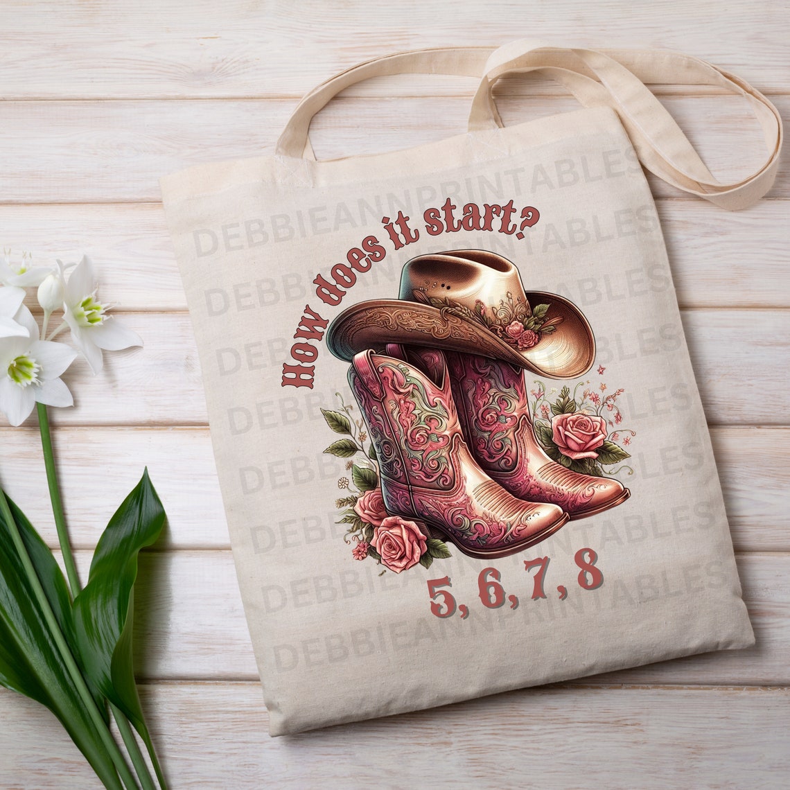 Line Dancing Png, Line Dance Lover Designs, How Does It Start, 5,6,7,8 ...