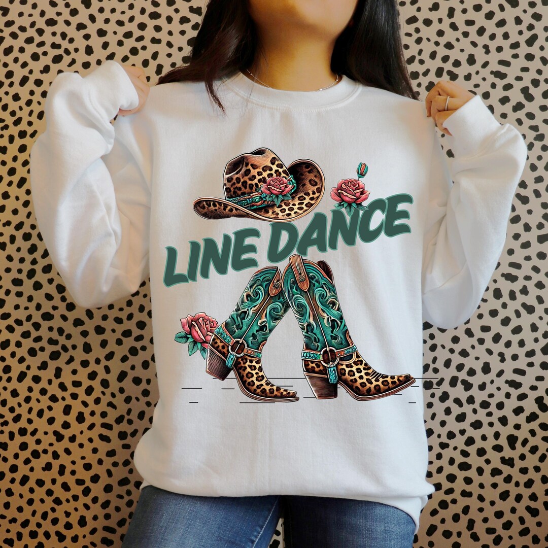 Line Dance PNG File, Line Dancer Png, Western Design, Cowgirl Boots ...