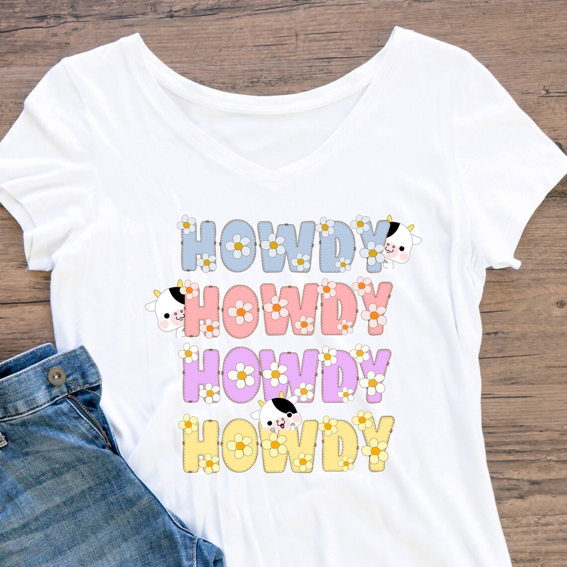 HOWDY PNG, Cows Png, Western Design, Cute Cows, Country Girl, Daisy Png ...
