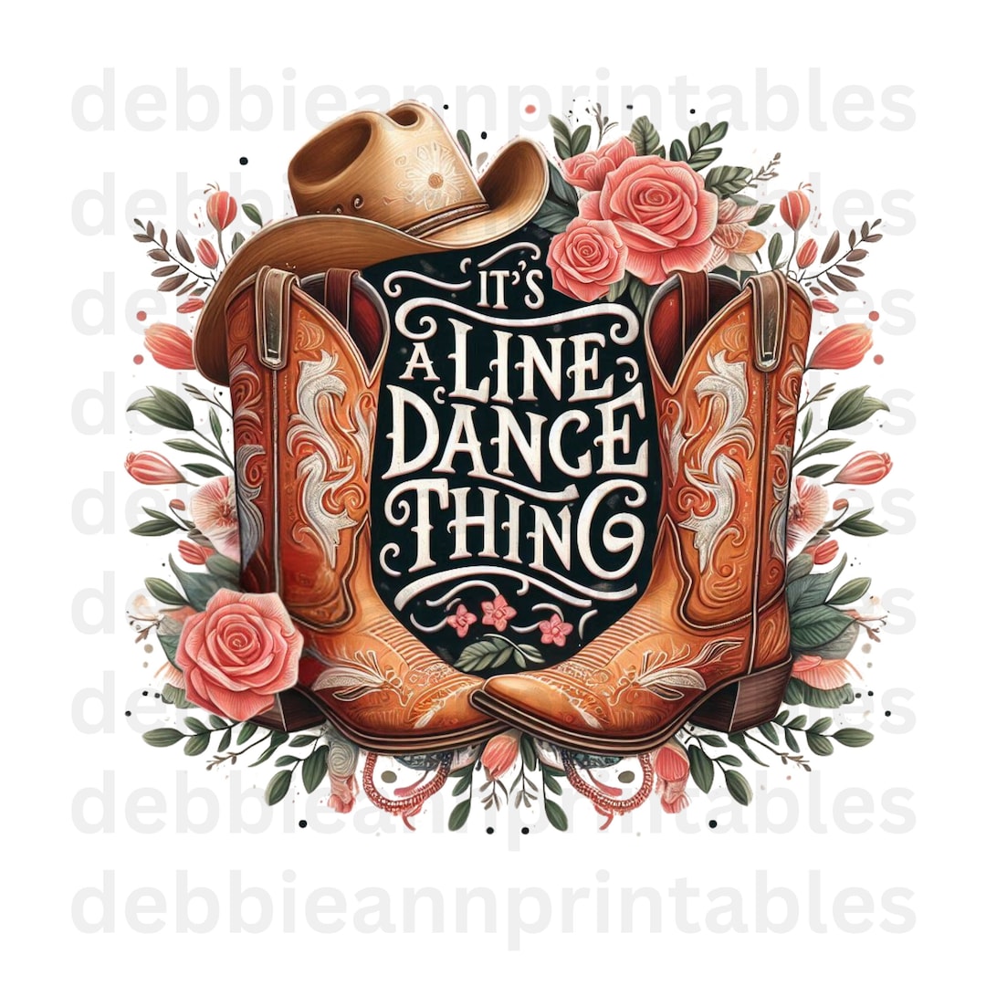 Line Dancer Png, Line Dancing Png, It's A Line Dance Thing, Western ...