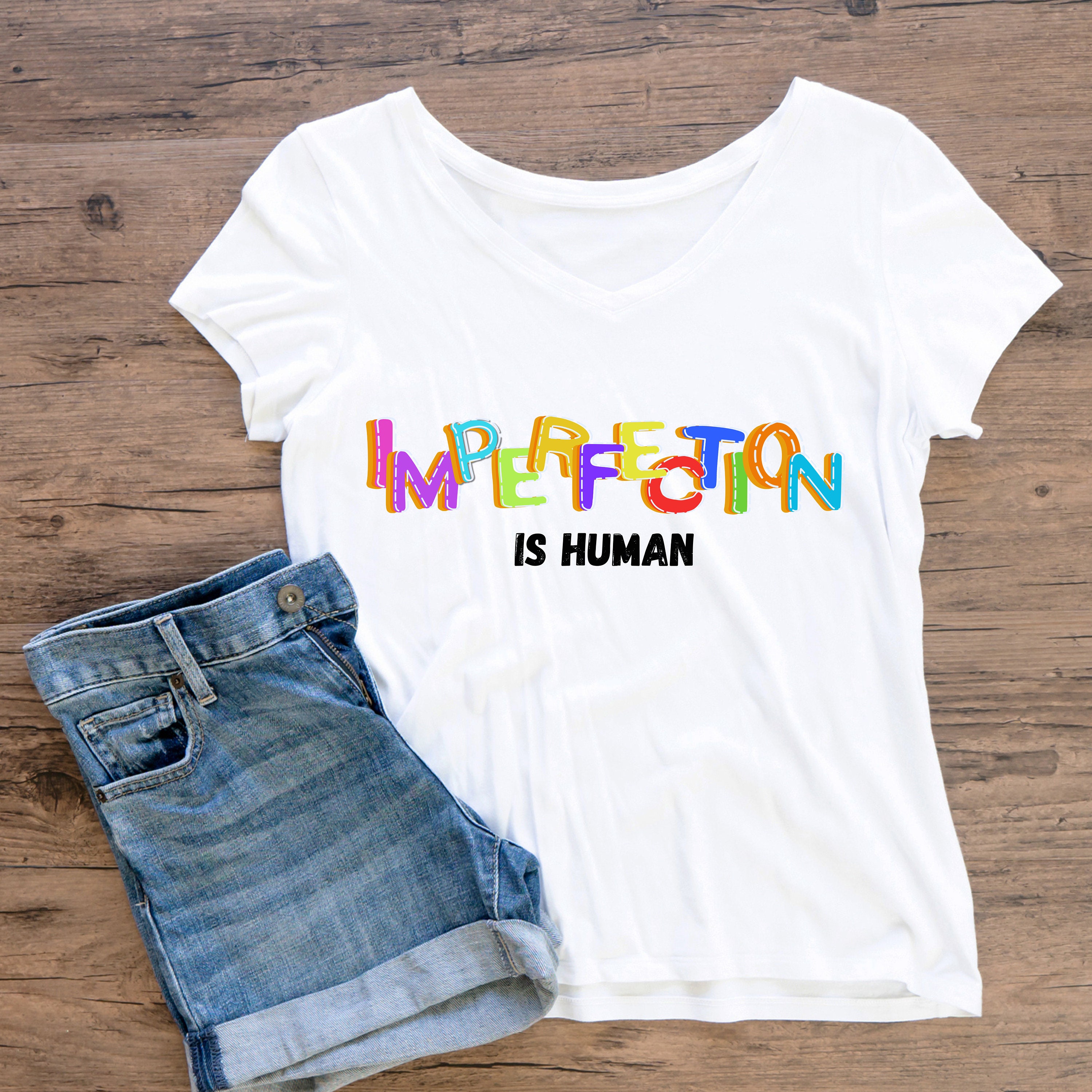 Imperfection is Human PNG, Positive Quote, Mental Health Png, Self Love ...