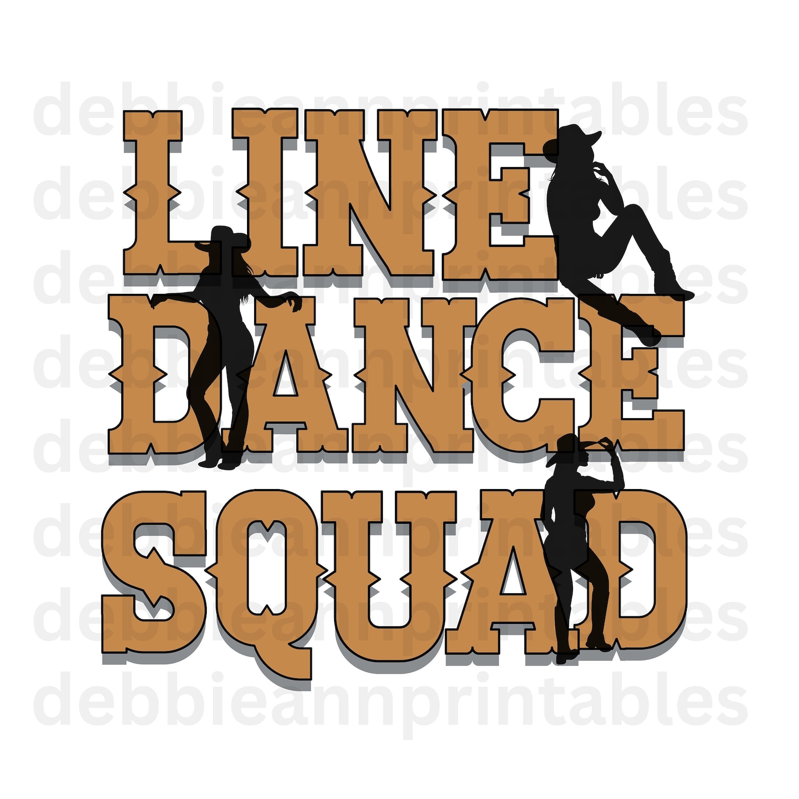 Line Dance Squad, PNG File, Line Dance Lover, Line Dance Png, Western ...