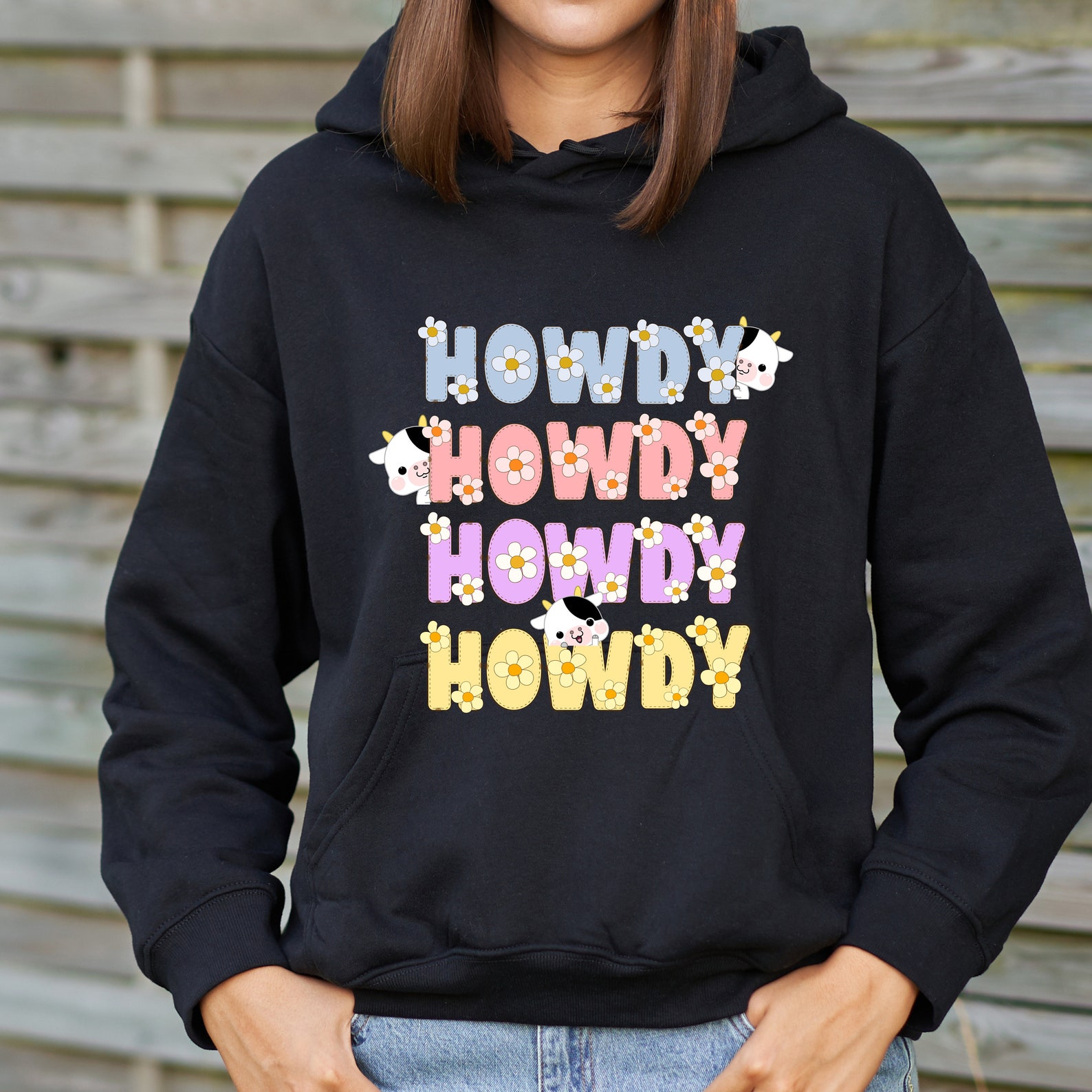 HOWDY PNG, Cows Png, Western Design, Cute Cows, Country Girl, Daisy Png ...