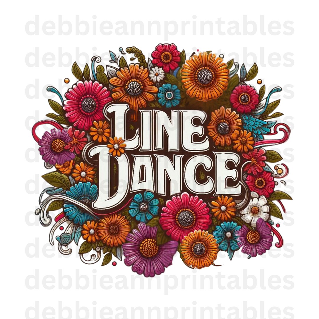 Line Dance PNG File, Line Dancer Png, Western Design, Cowgirl Boots ...