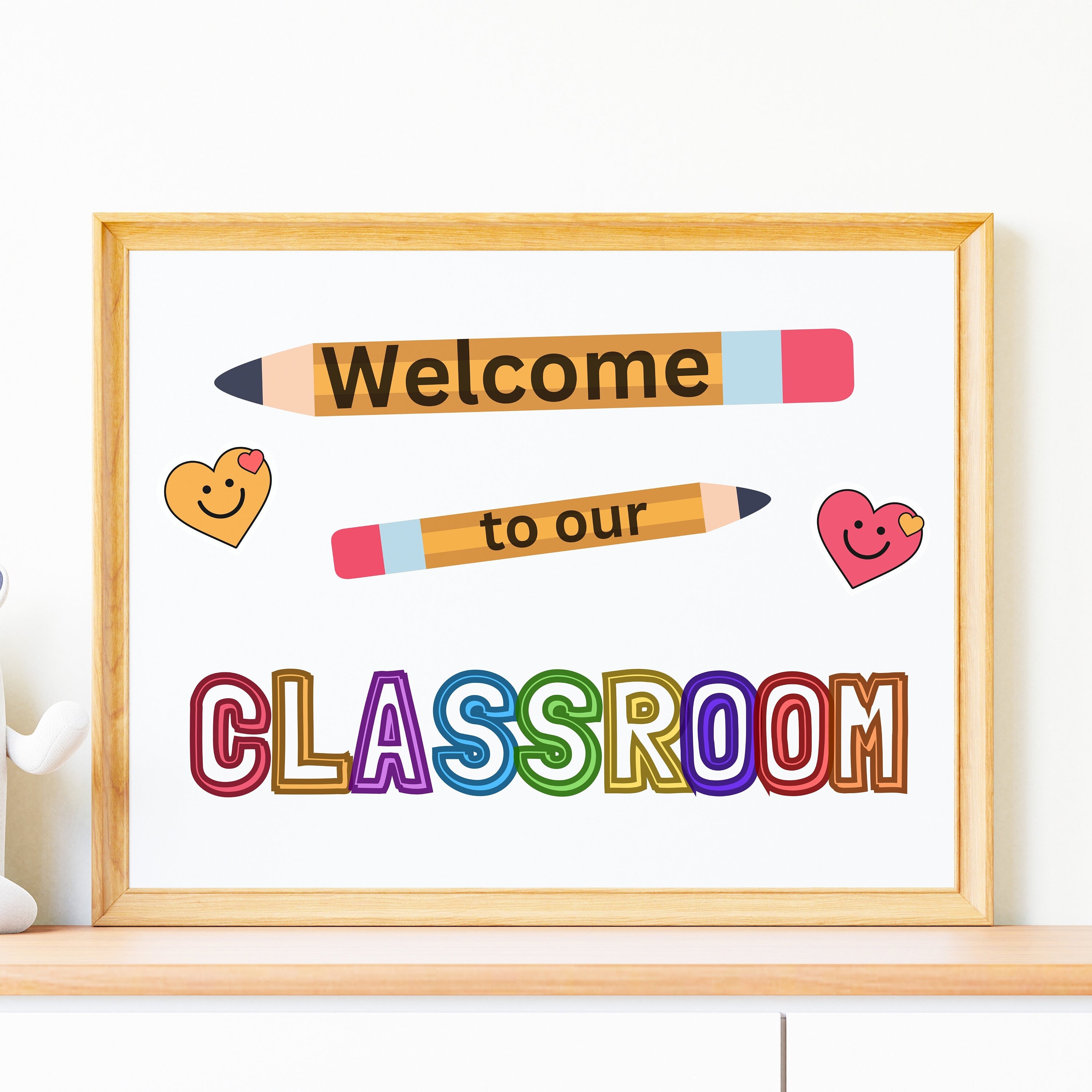 Welcome to Our Classroom Png, Classroom Decor Png, Welcome Sign for ...